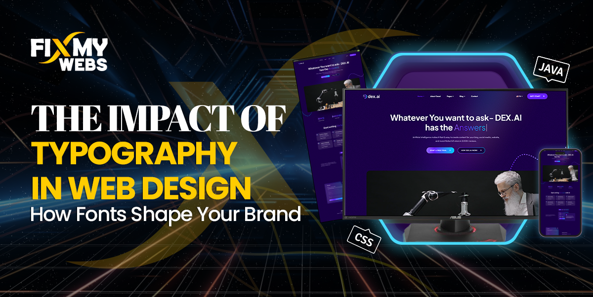 Typography in Web Design | How Fonts Shape Your Brand